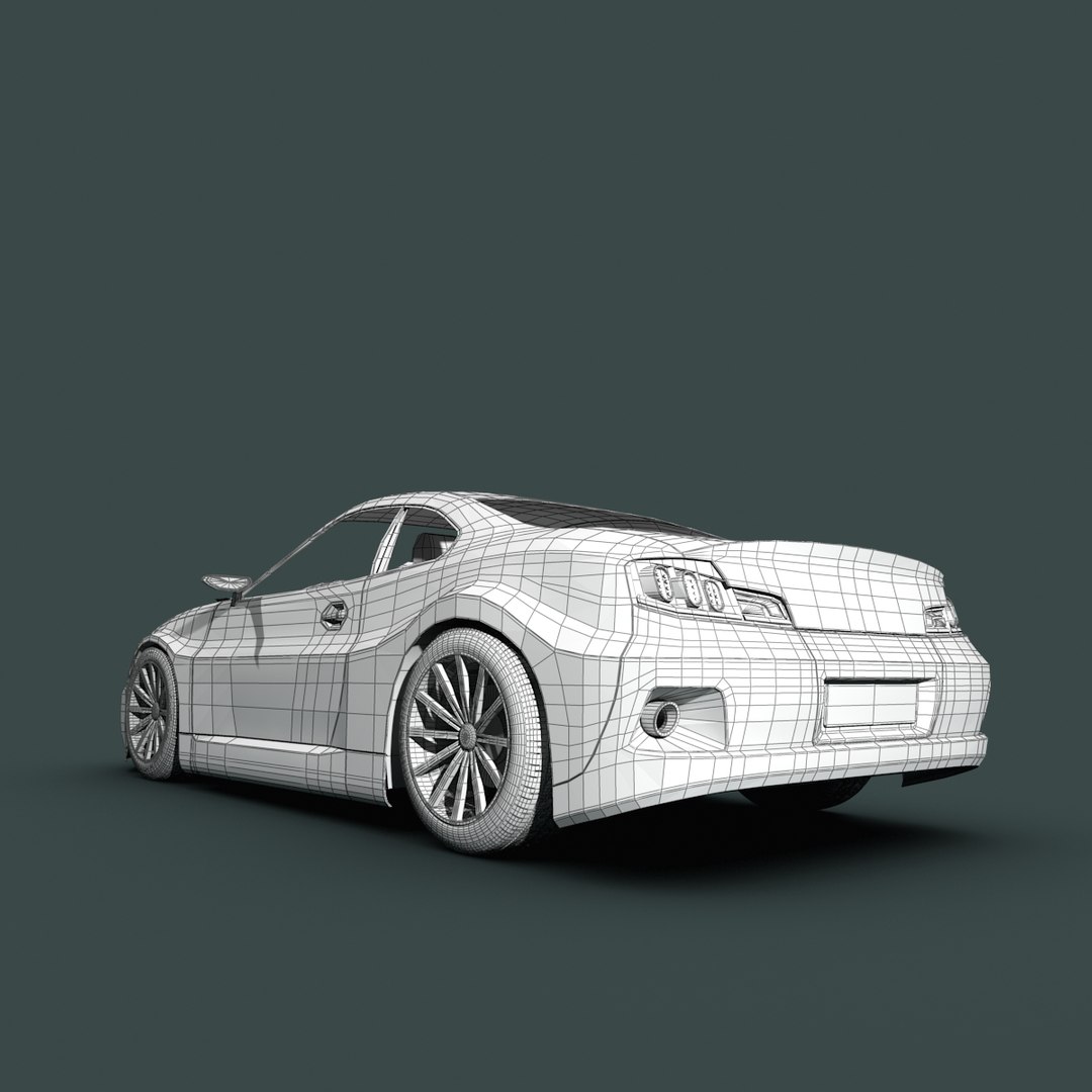 3ds max concept car