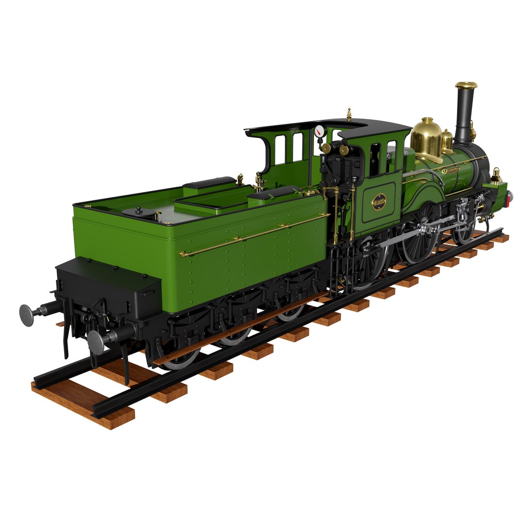 Leeuwenhoek Steam Locomotive 3D Model - TurboSquid 2321796