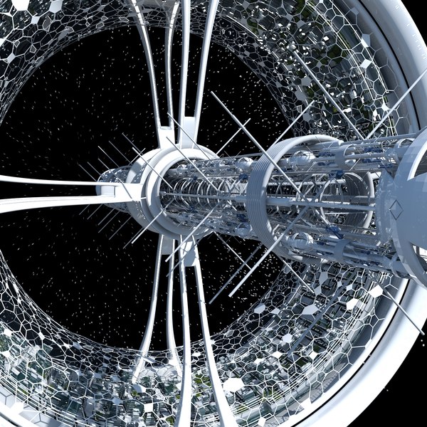 Sci-fi space colony 3D - TurboSquid 1525896