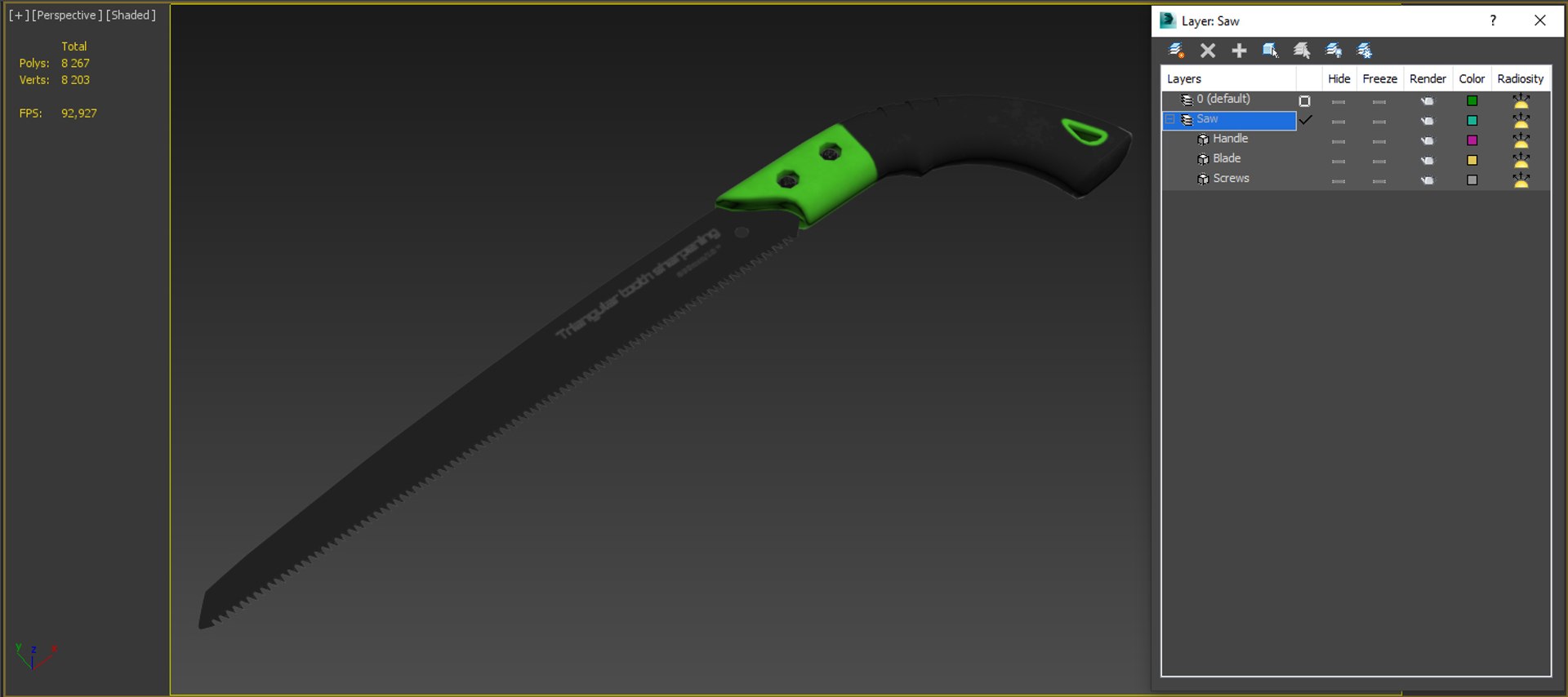 Saw 3D model - TurboSquid 2166832