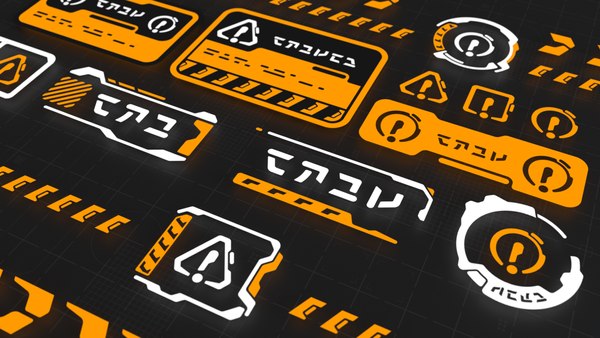 Sci-Fi Decals Volume 1 Warning Signs 3D model - TurboSquid 1961054
