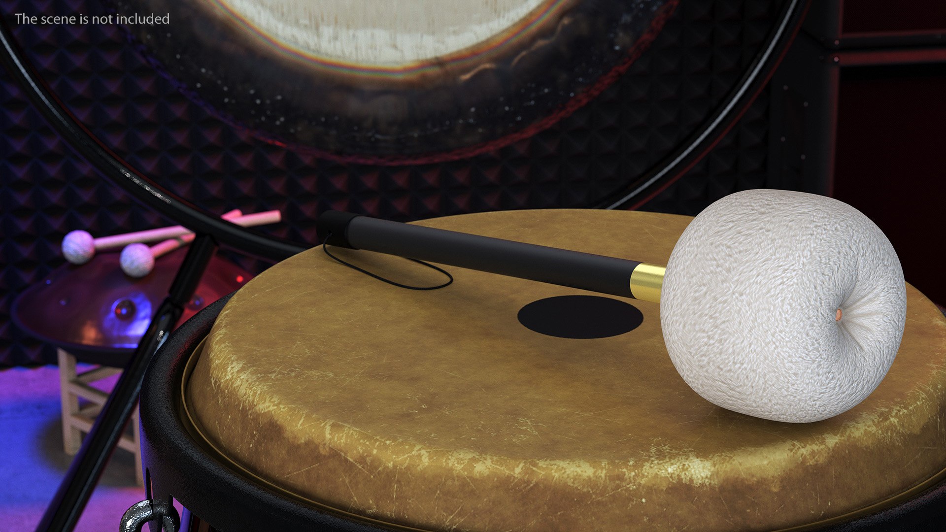 3D Model Symphonic Gongs Collection With Beater Collection - TurboSquid ...