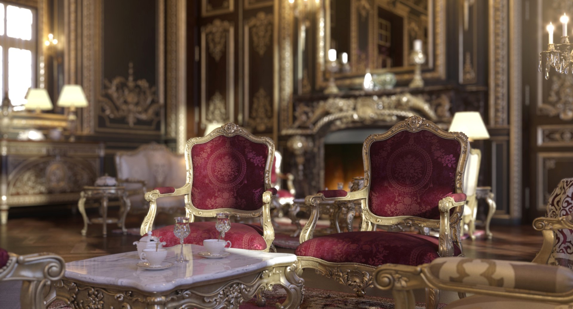 Max Interior Scene Vip Lounge