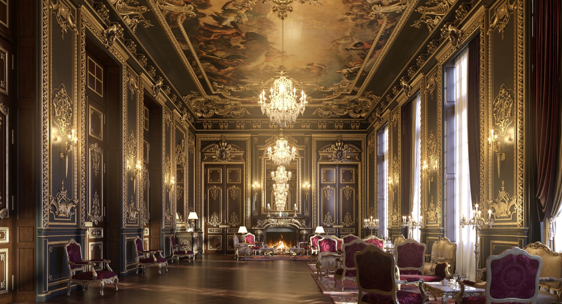 Max Interior Scene Vip Lounge