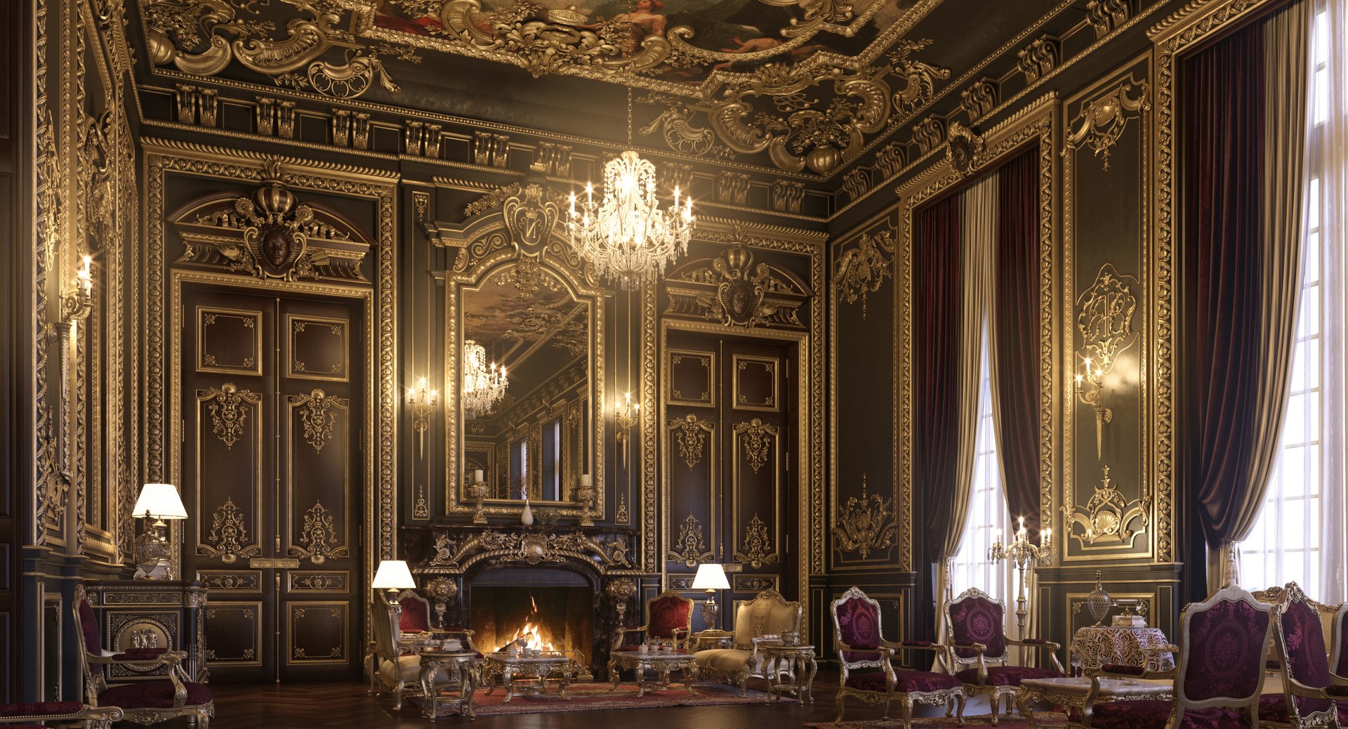 Max Interior Scene Vip Lounge