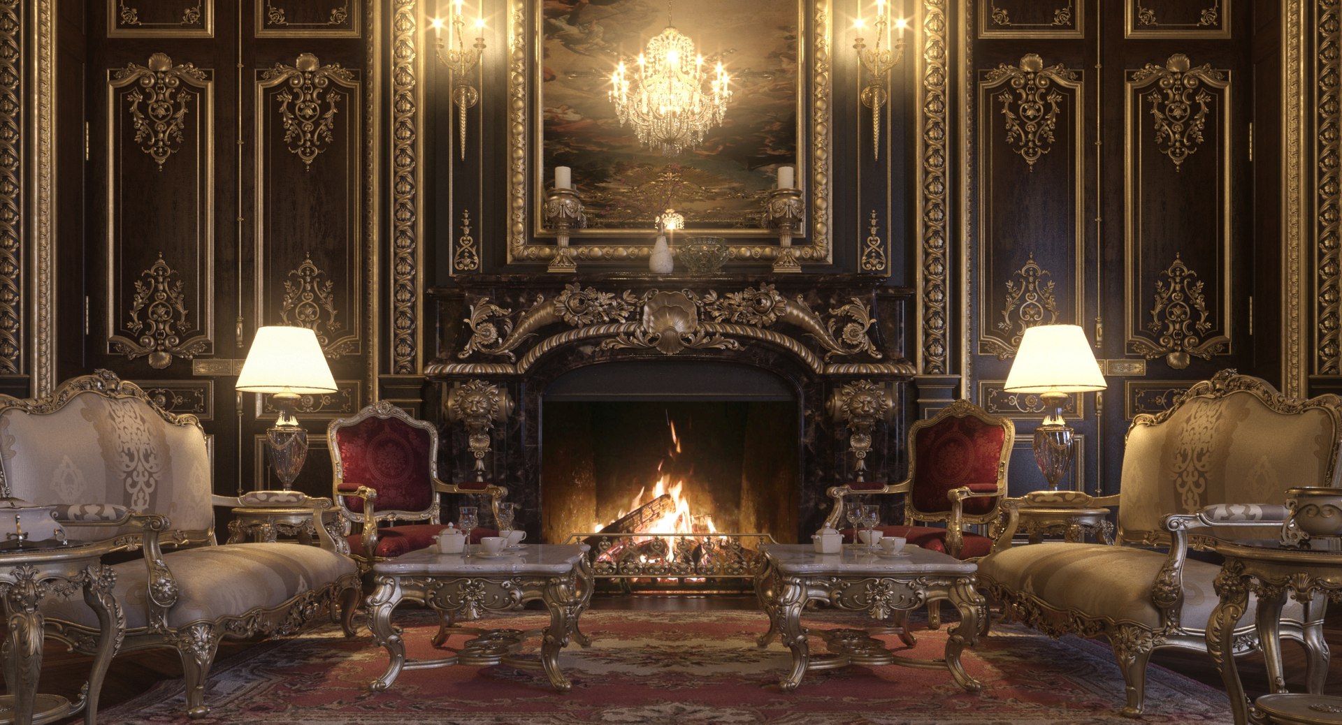 Max Interior Scene Vip Lounge