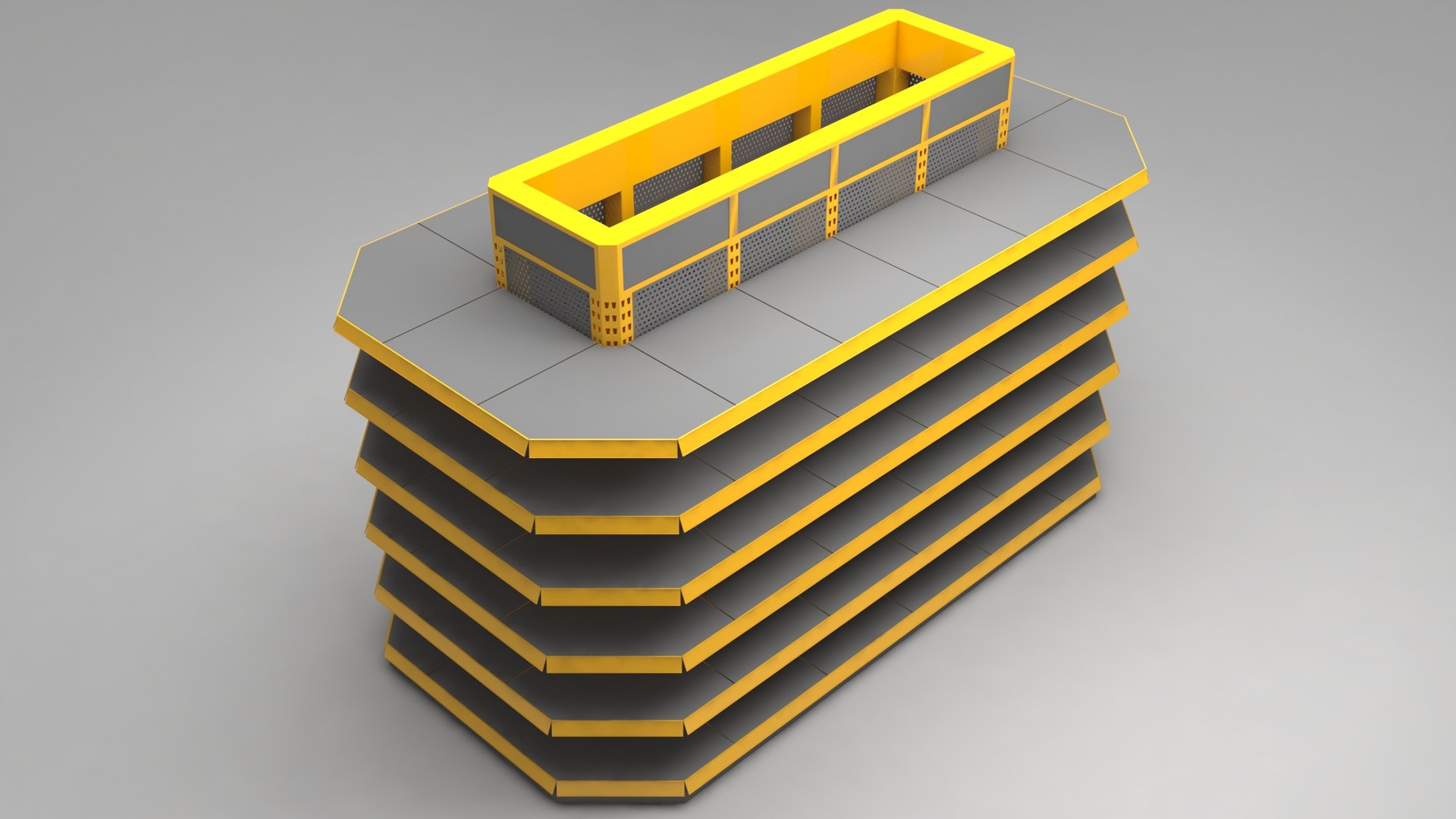 3D Shelves Markets - TurboSquid 1550074