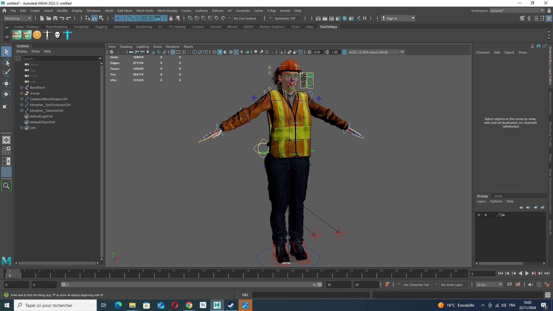 3D Female Construction Worker Character With Safety Vest Model - TurboSquid 2328537