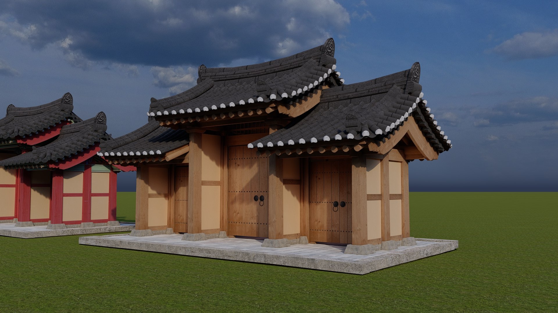 3D Korea house gate Soseldemun model - TurboSquid 2019949