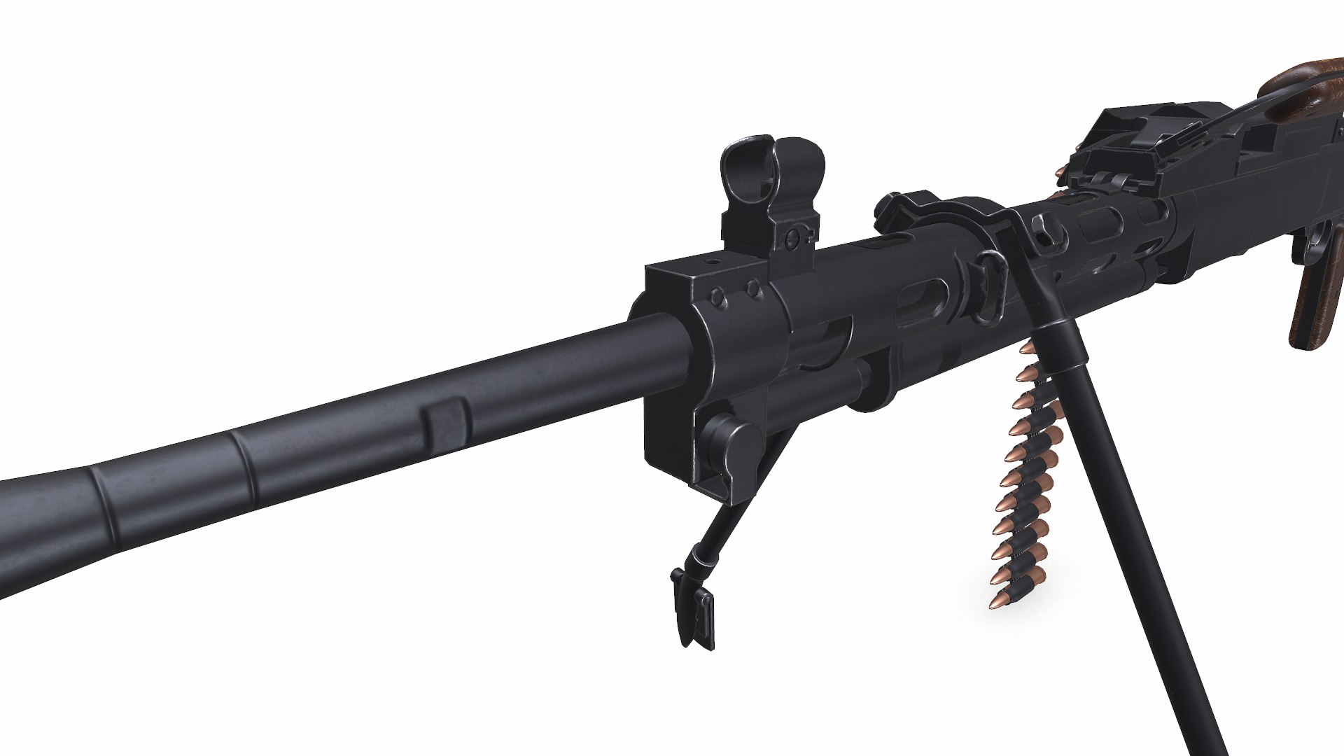 3D RP-46 Machine Gun Low-poly PBR Model - TurboSquid 2262527