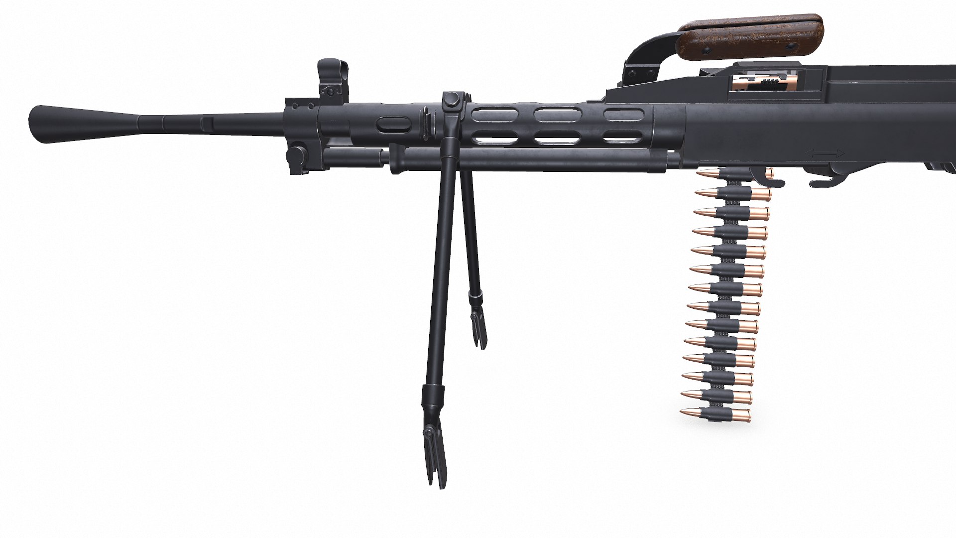 3D RP-46 Machine Gun Low-poly PBR Model - TurboSquid 2262527