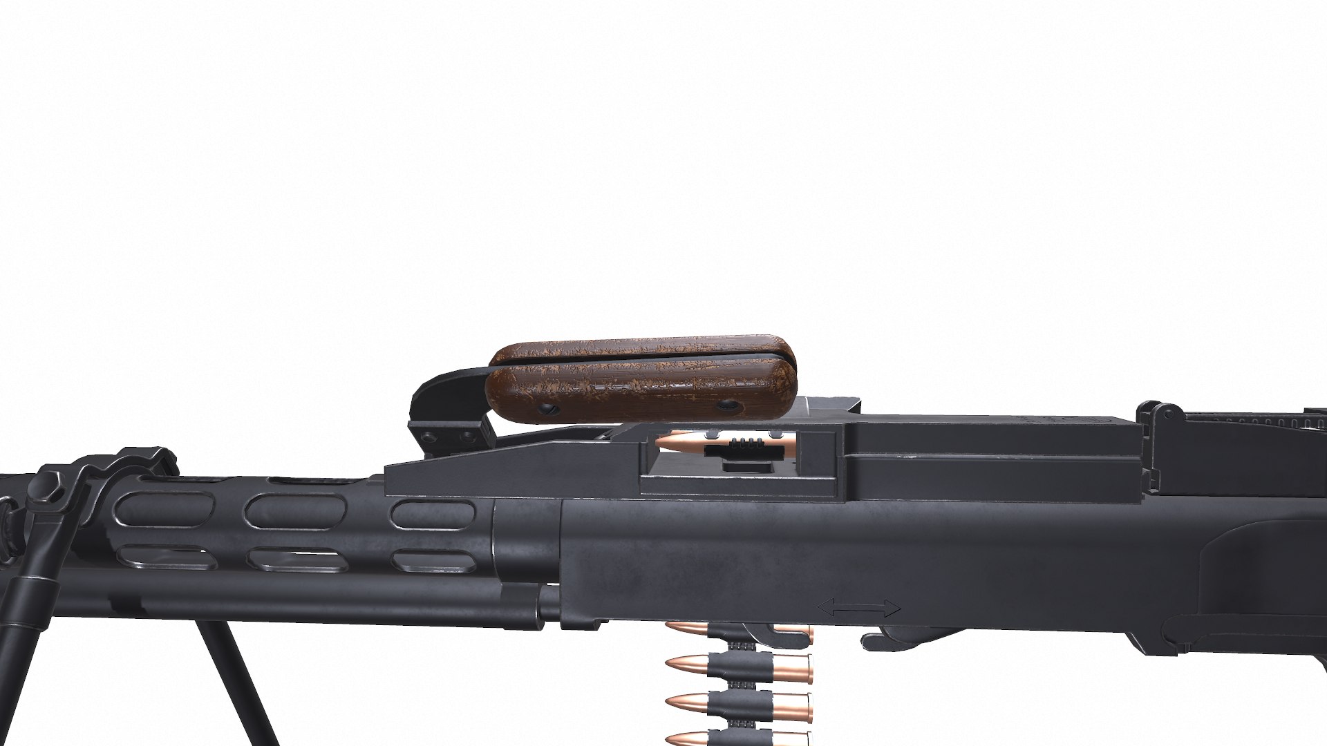 3D RP-46 Machine Gun Low-poly PBR Model - TurboSquid 2262527