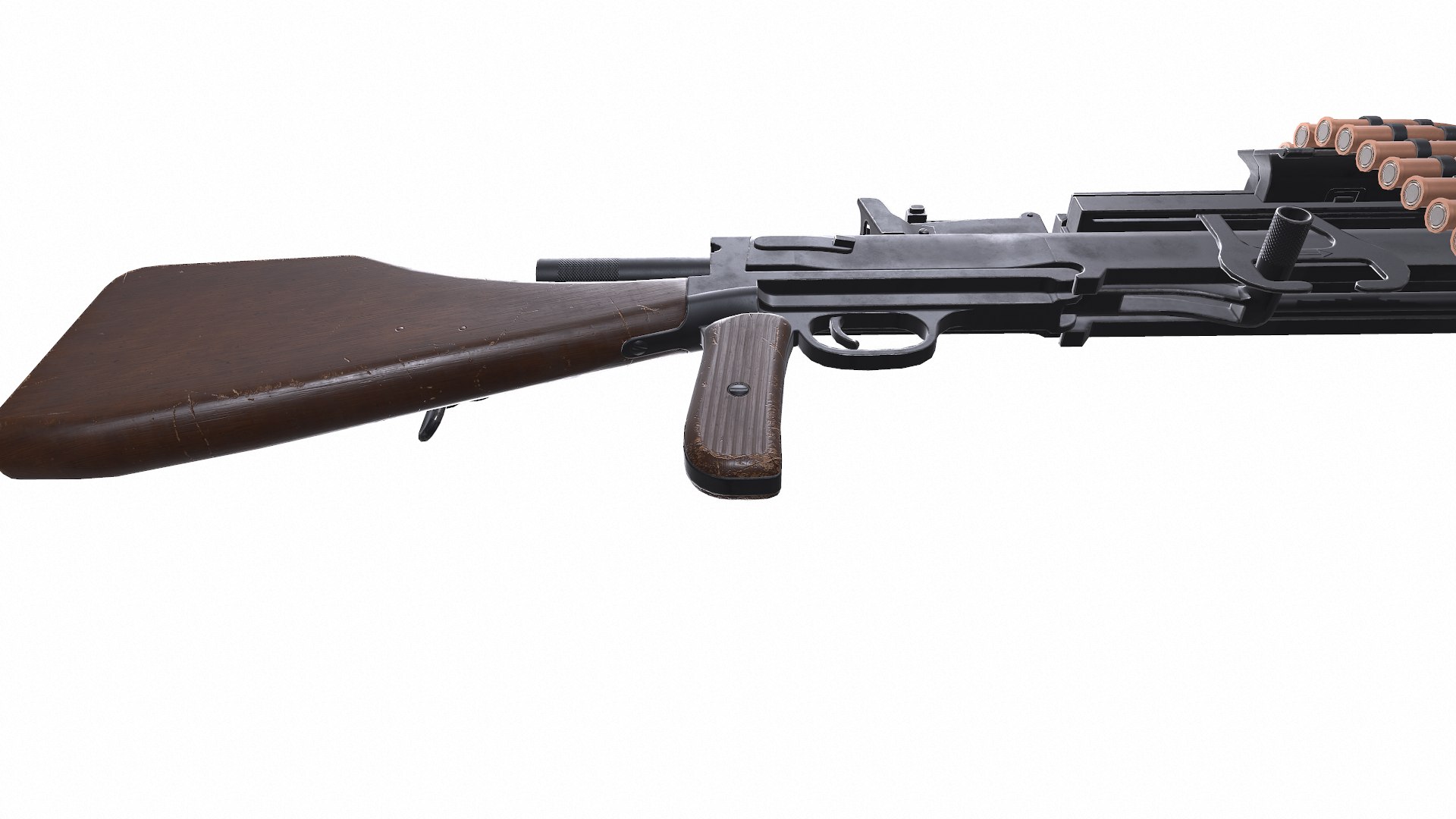 3D RP-46 Machine Gun Low-poly PBR Model - TurboSquid 2262527