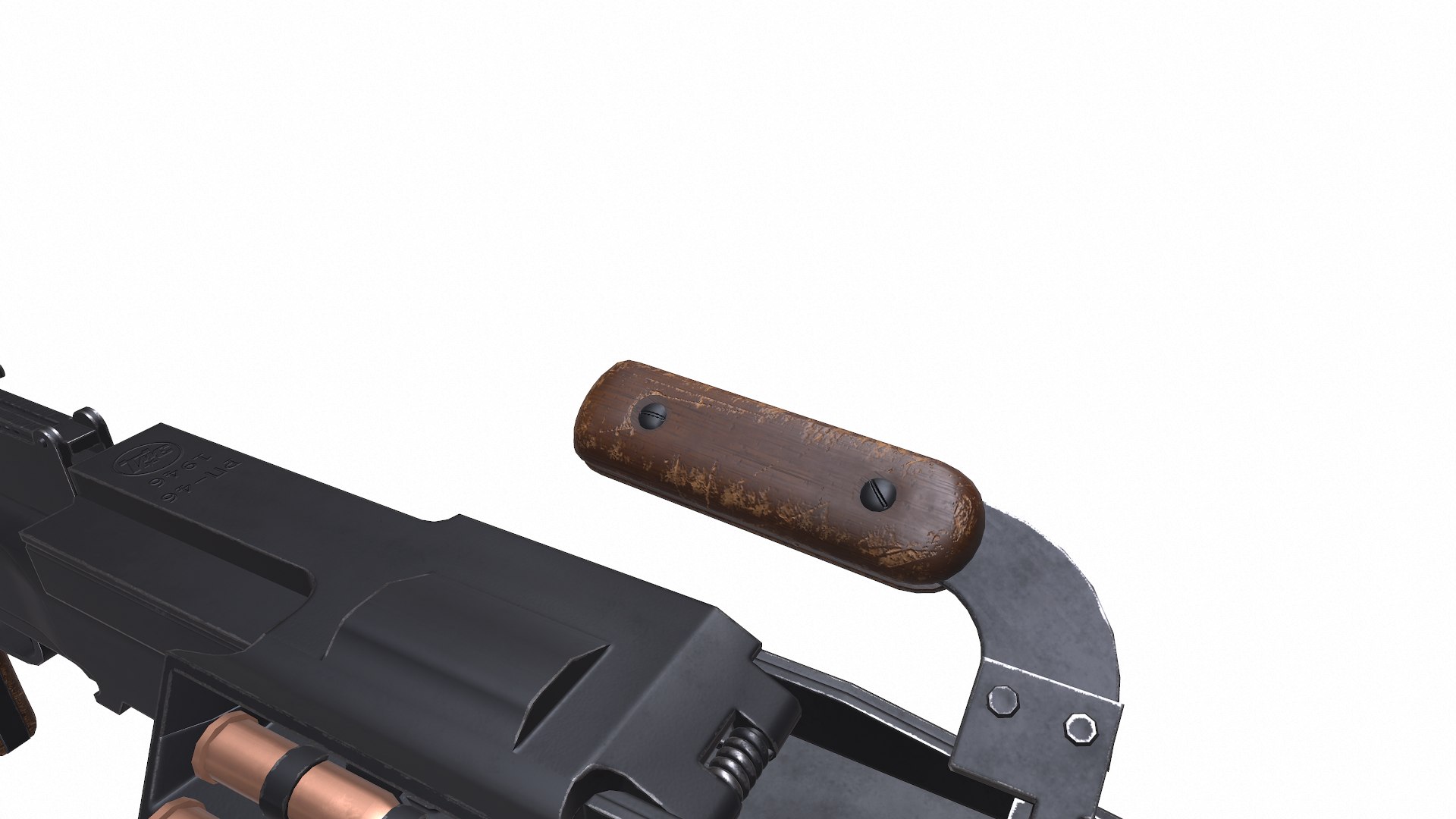 3D RP-46 Machine Gun Low-poly PBR Model - TurboSquid 2262527