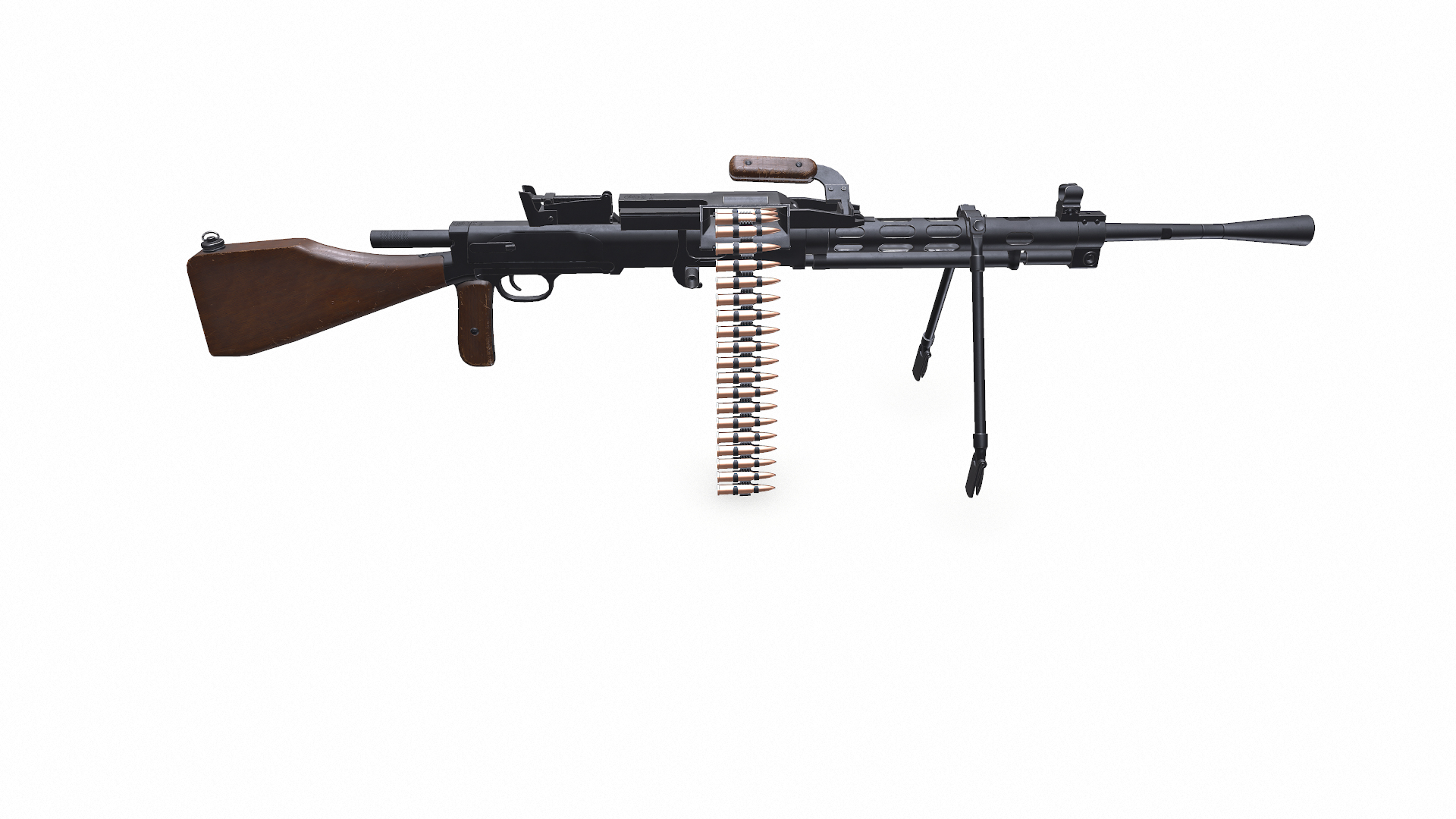 3D RP-46 Machine Gun Low-poly PBR Model - TurboSquid 2262527