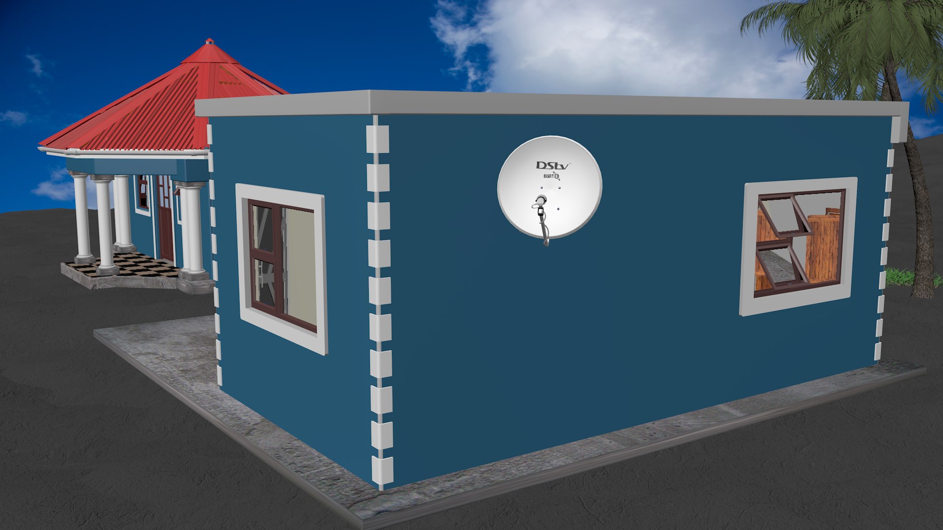 SA Mini House 3D model - TurboSquid 2104989