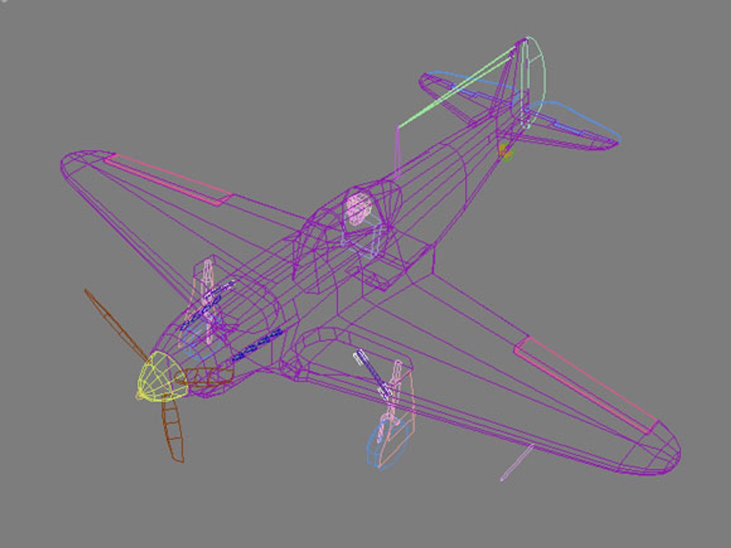 Yakovlev Yak 1 3d Model