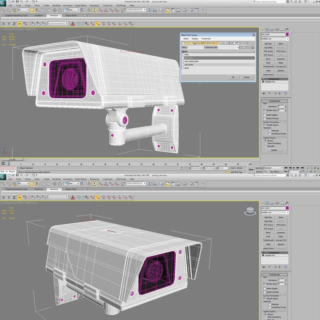 Security Camera 3d Model