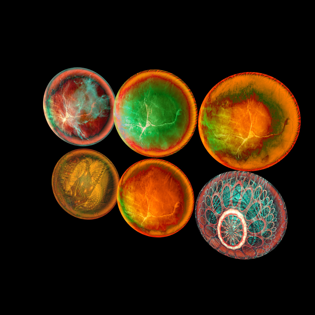 3D Abstract Materials Psychedelic Model - TurboSquid 1415106