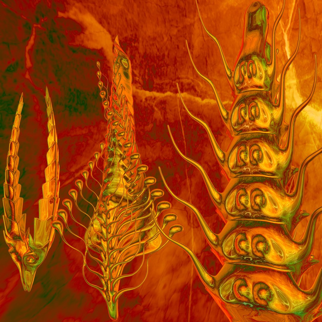 3D Abstract Materials Psychedelic Model - TurboSquid 1415106