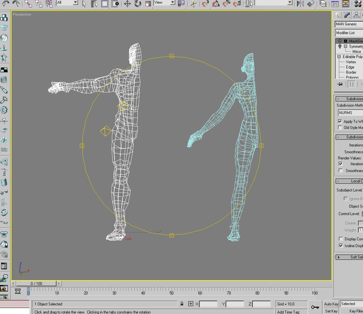 Generic Male Female Bodies 3d Model