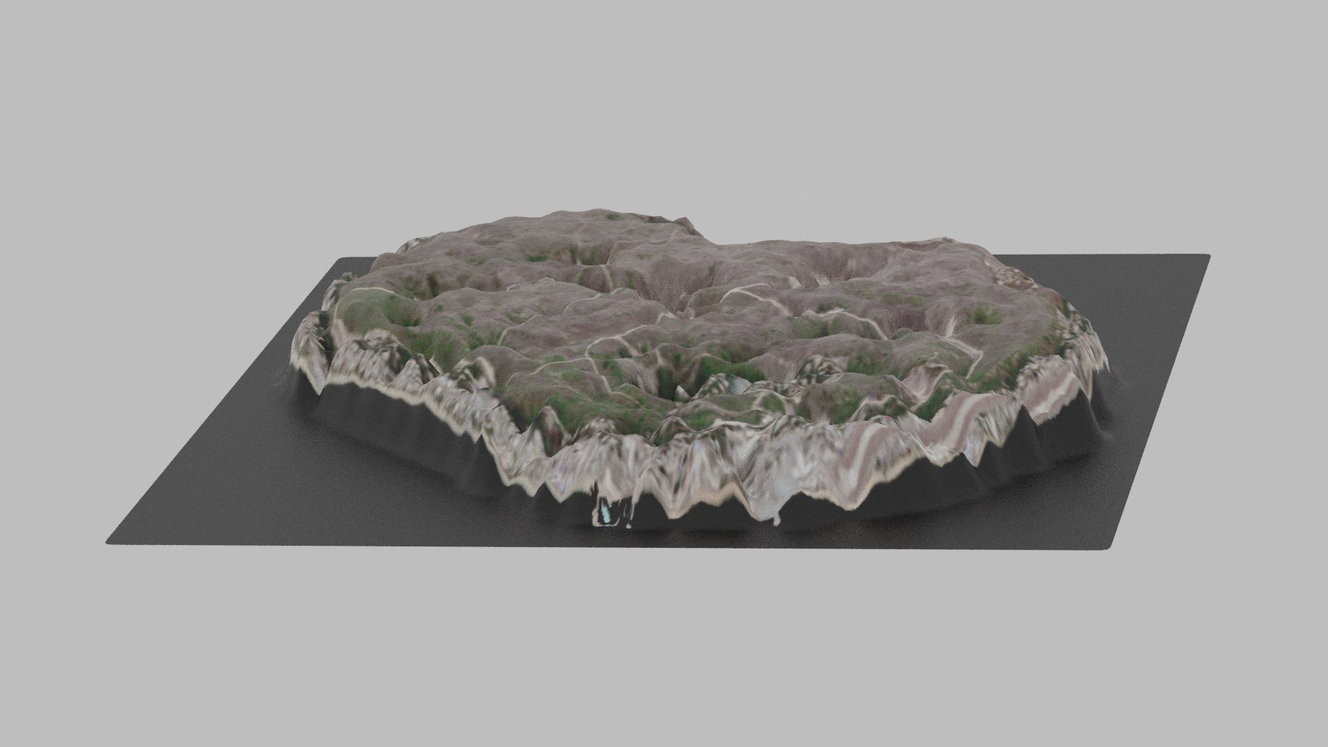 3d Nauru Map Country Turbosquid 2076274