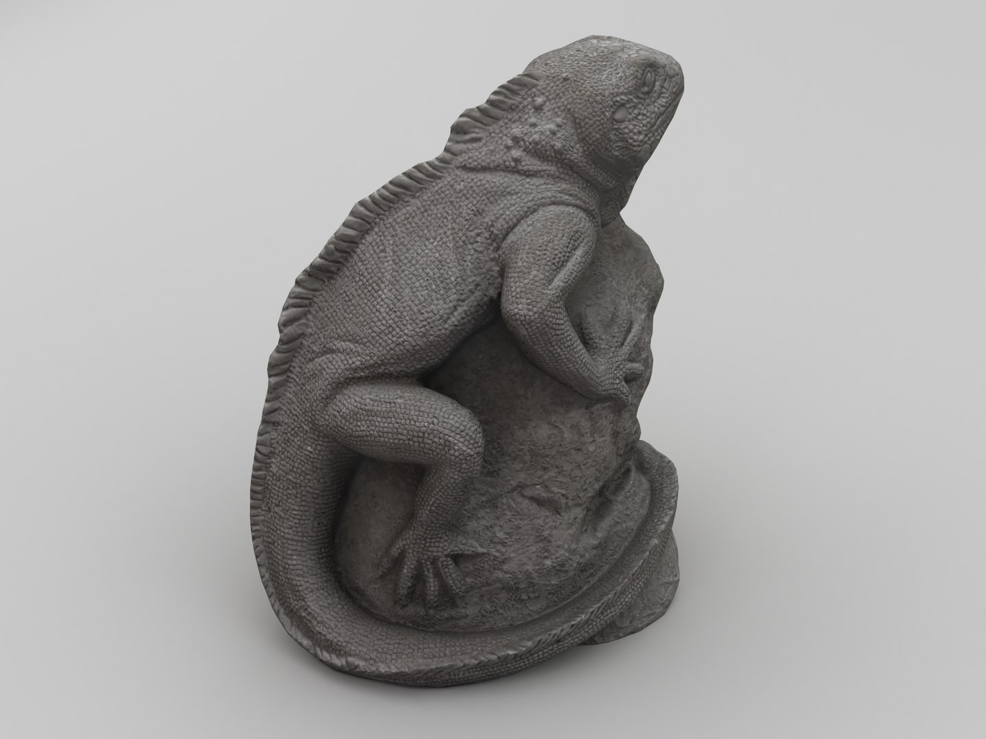 Lizard Statue Animal Model - TurboSquid 1504902