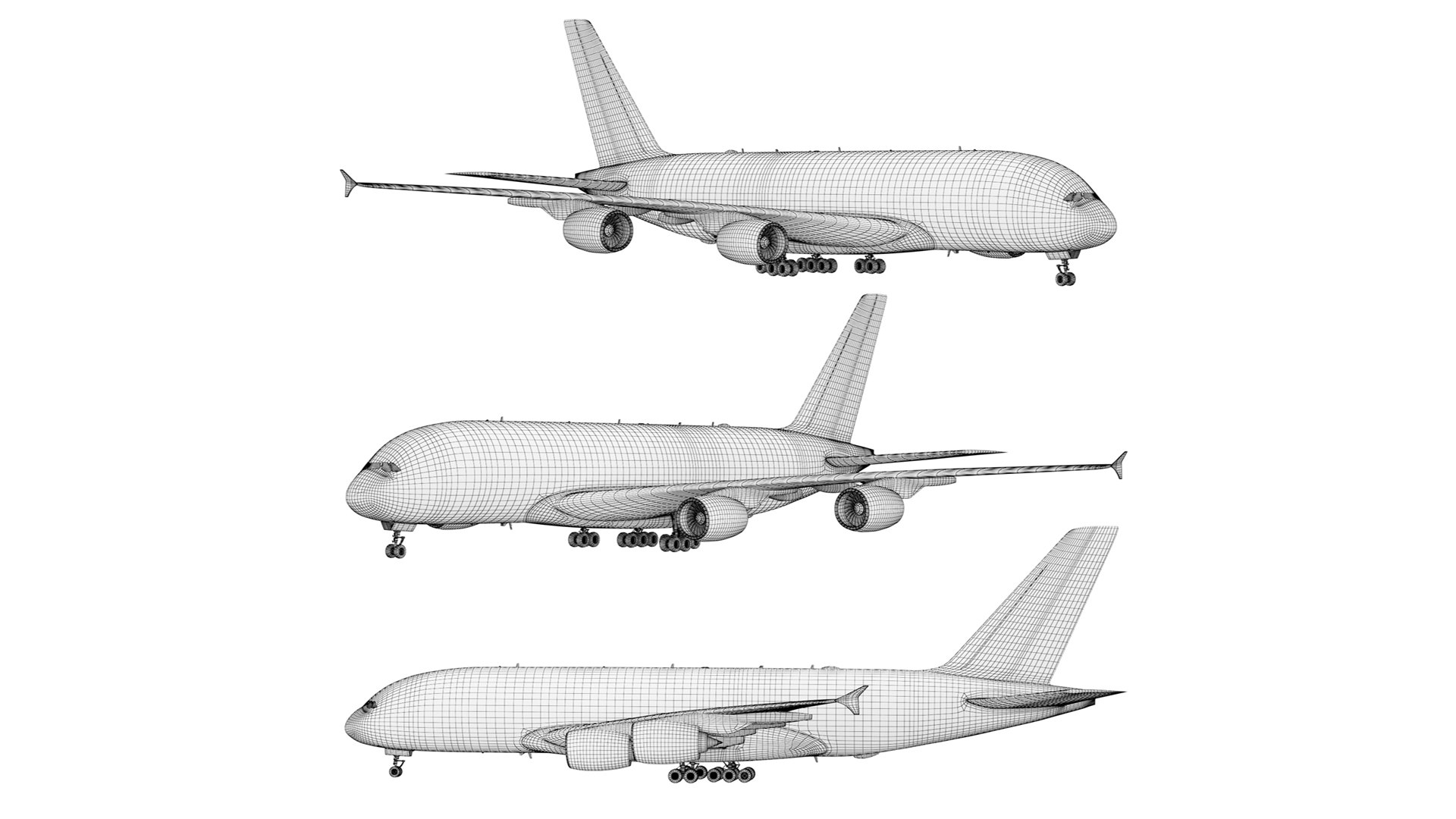 Airbus A380-800 Aircraft 3D - TurboSquid 2128782