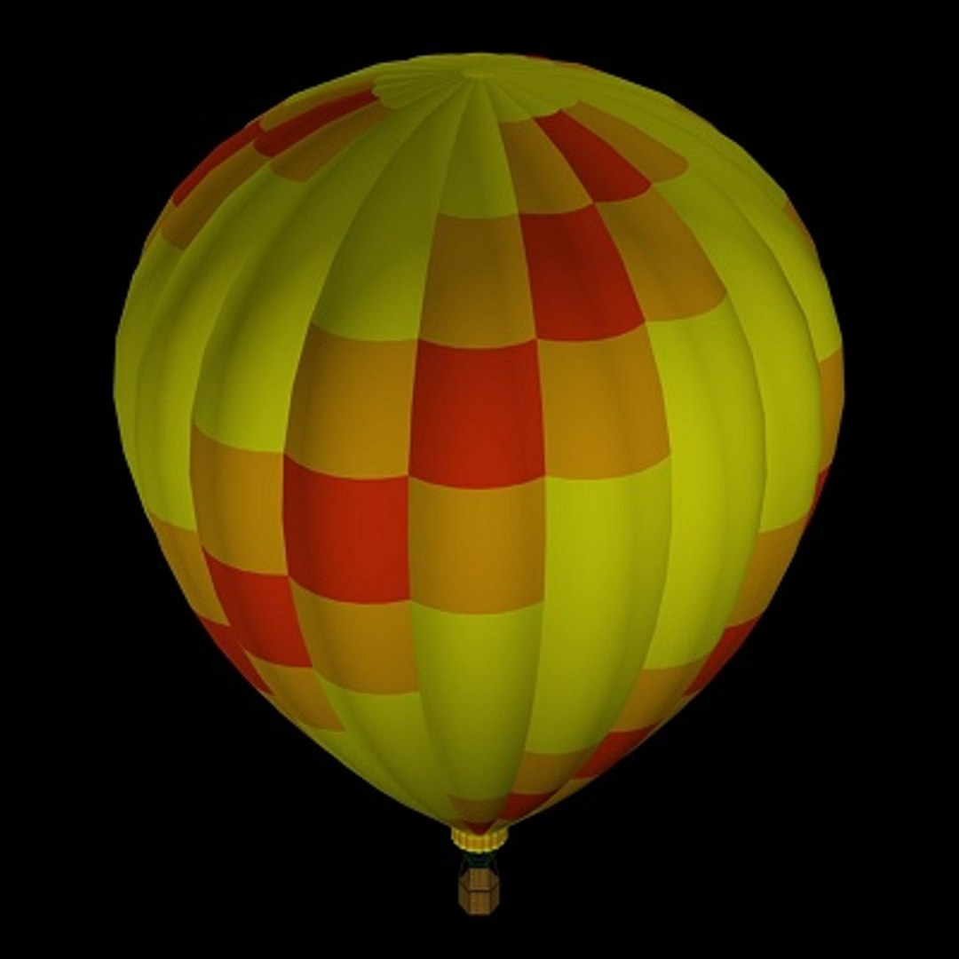 Hot Air Balloon Bl 3d Model