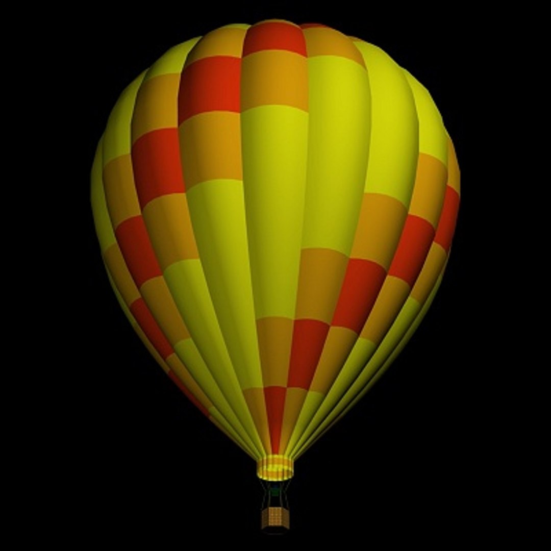 Hot Air Balloon Bl 3d Model