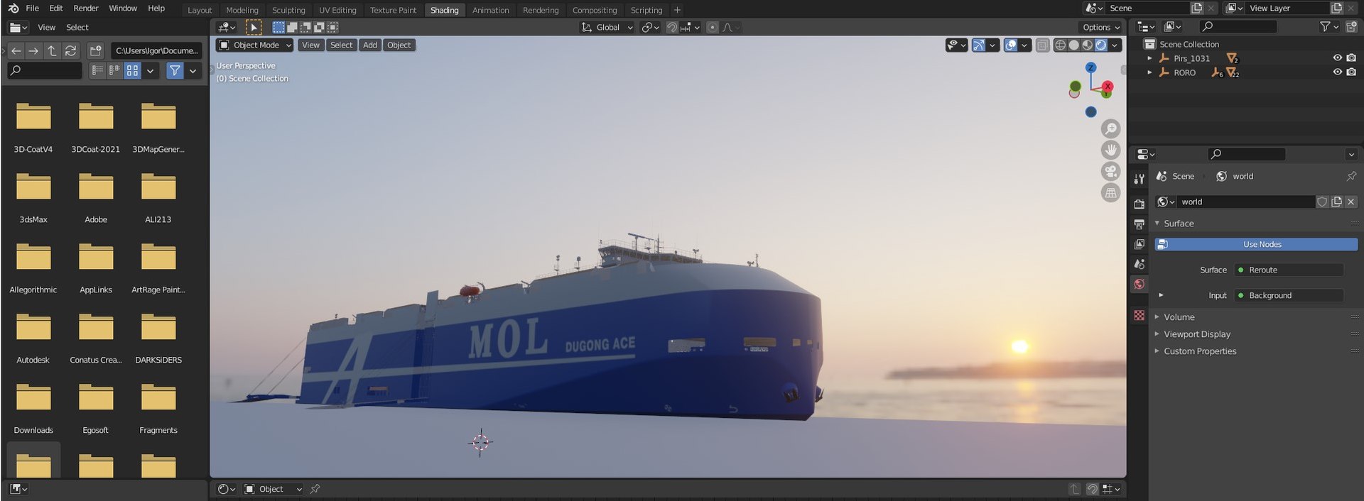 3D RoRo MOL DUGOND ACE - TurboSquid 1888208
