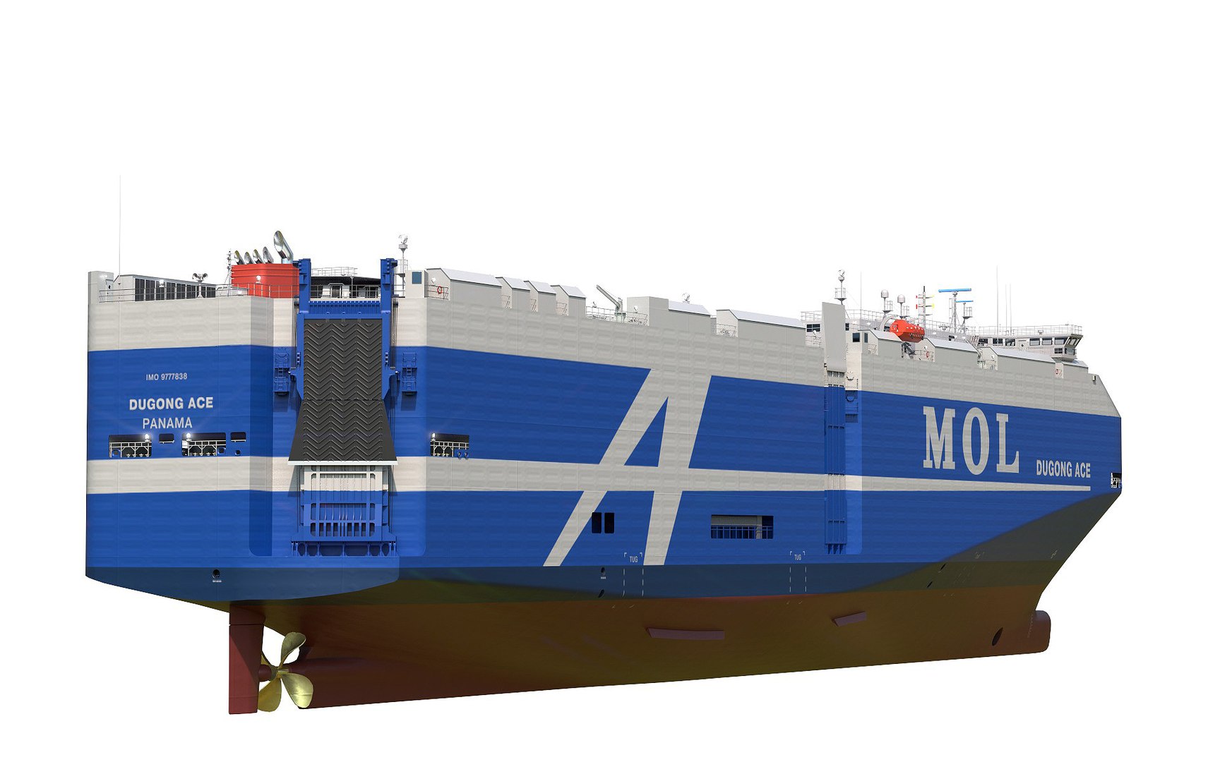3D RoRo MOL DUGOND ACE - TurboSquid 1888208