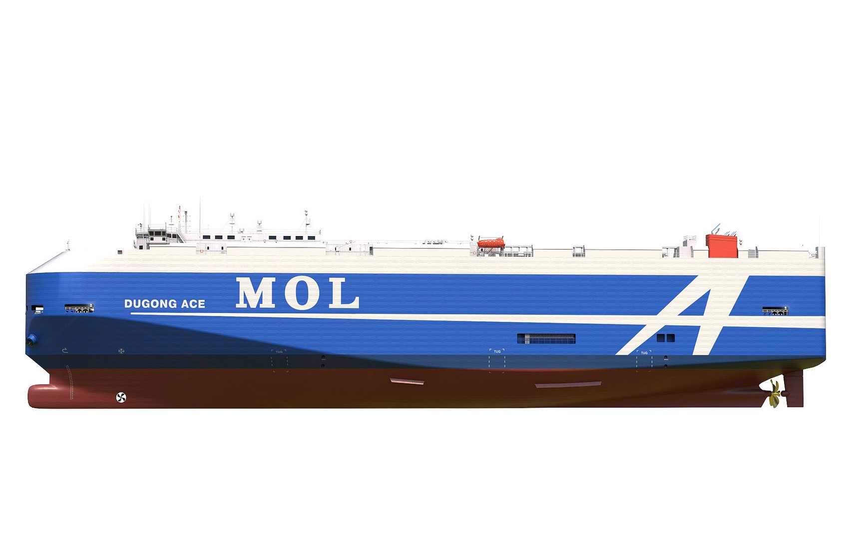 3D RoRo MOL DUGOND ACE - TurboSquid 1888208