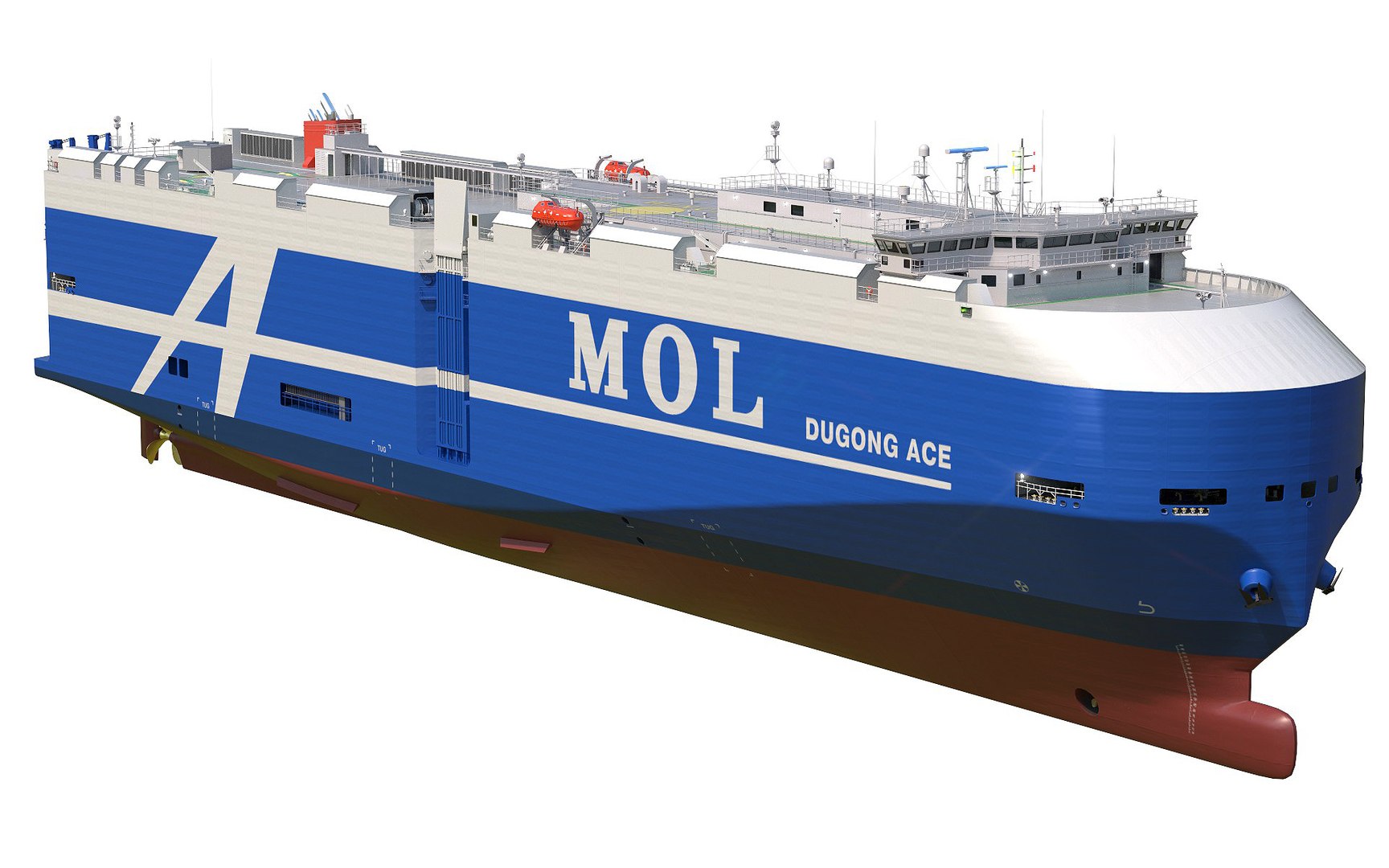 3D RoRo MOL DUGOND ACE - TurboSquid 1888208