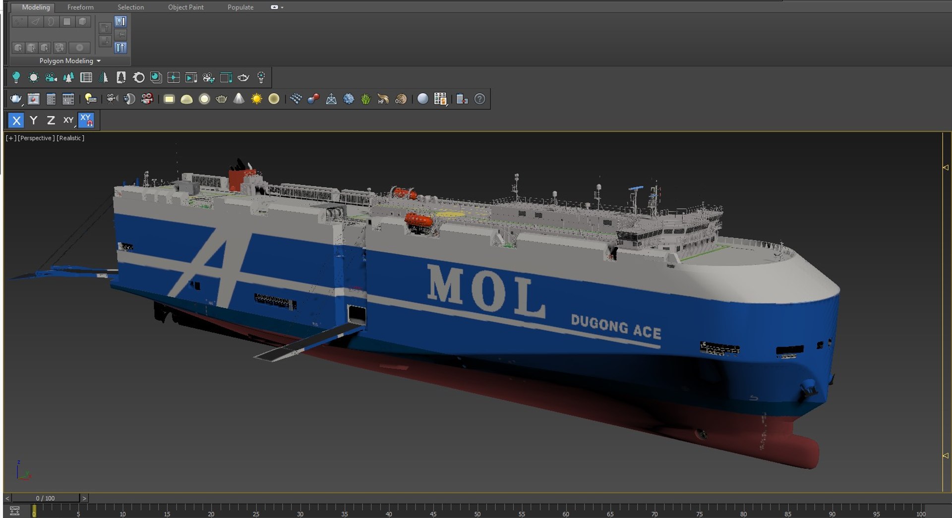 3D RoRo MOL DUGOND ACE - TurboSquid 1888208