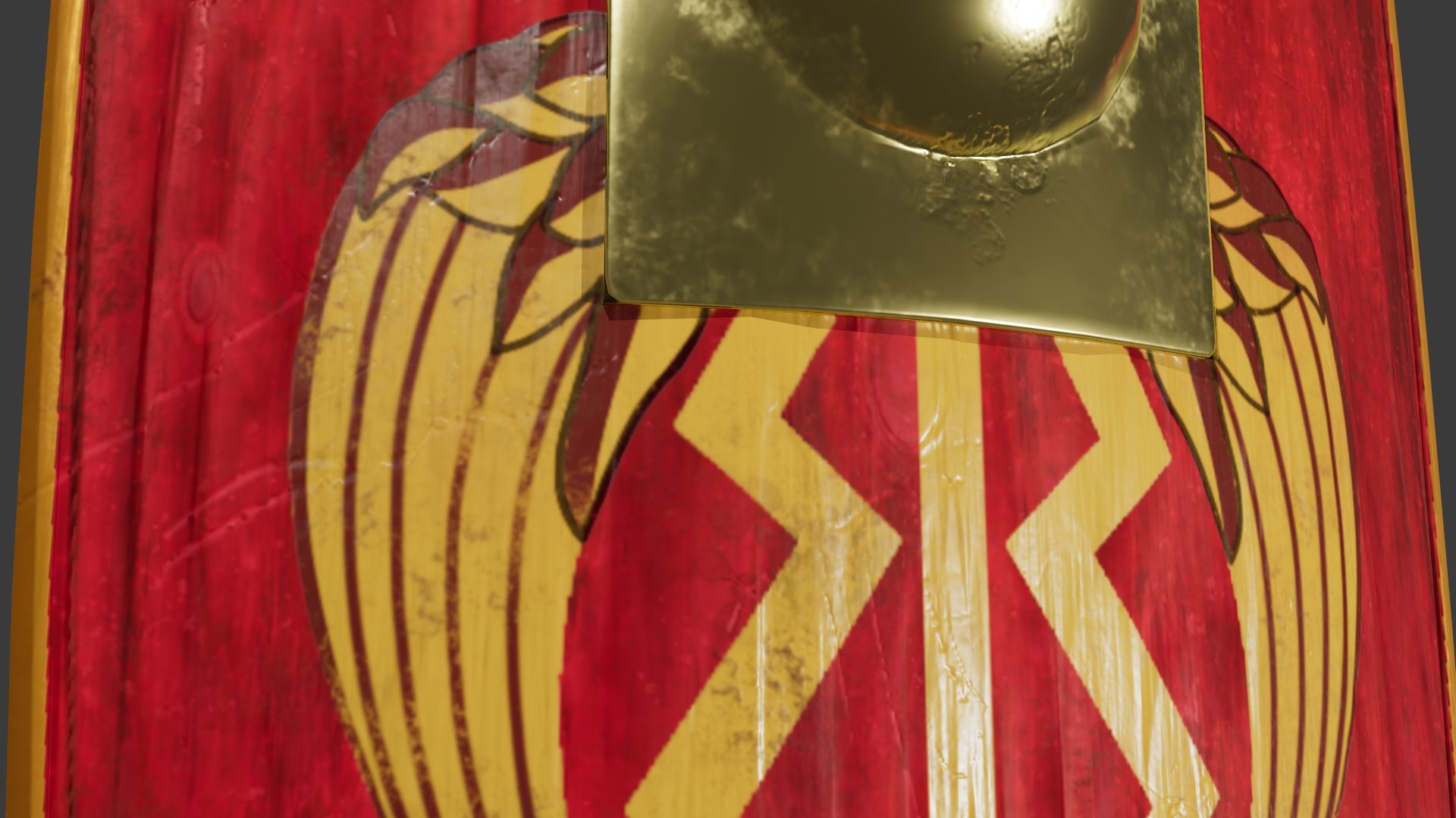 Roman Gladiator Shield Model - TurboSquid 2072696