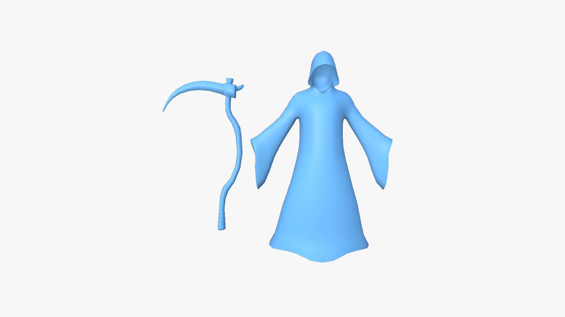 3D Grim Reaper Costume A06 Rubber Death - Character Design Model ...