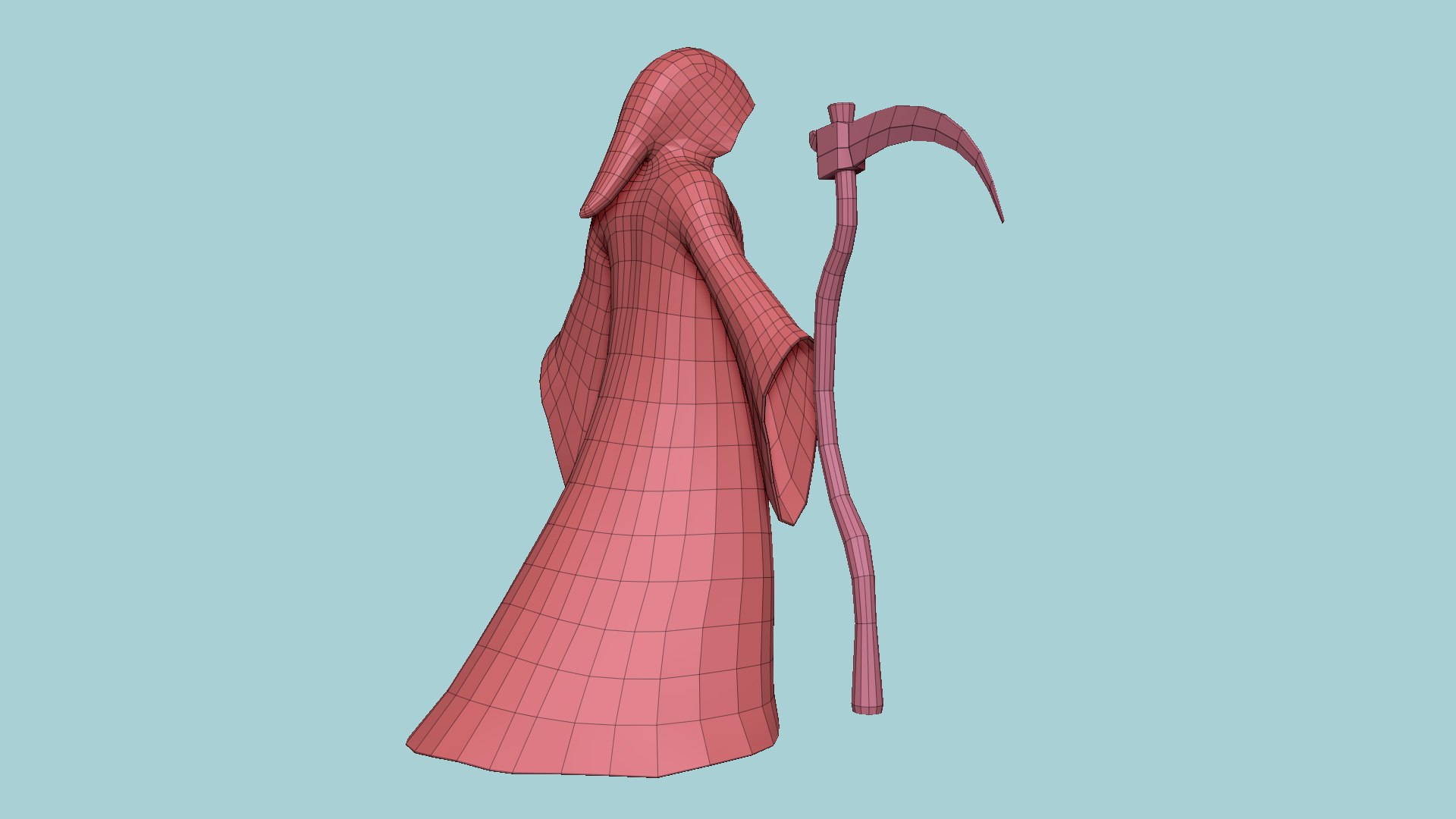 3D Grim Reaper Costume A06 Rubber Death - Character Design Model ...