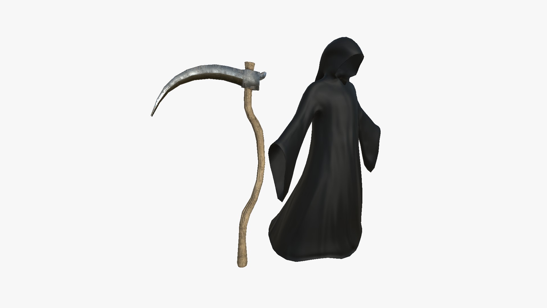 3D Grim Reaper Costume A06 Rubber Death - Character Design Model ...