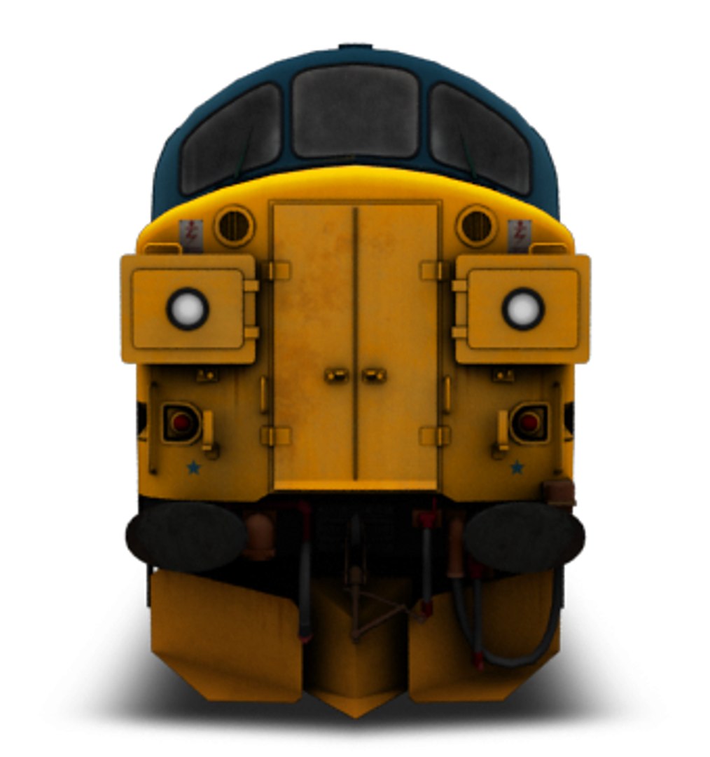3d Class 37 Locomotive Model