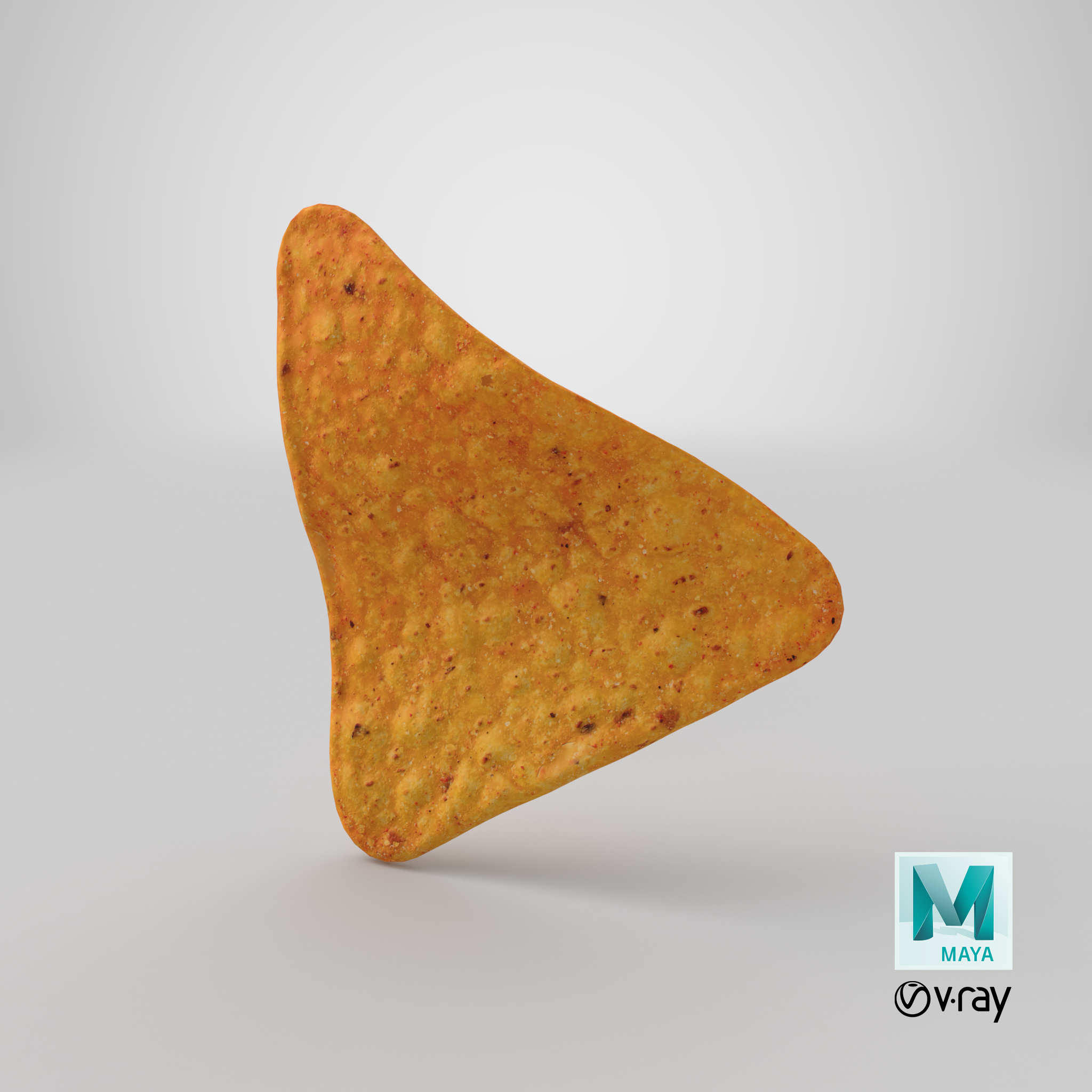 3D Nacho Cheese Doritos Chips model - TurboSquid 1835638