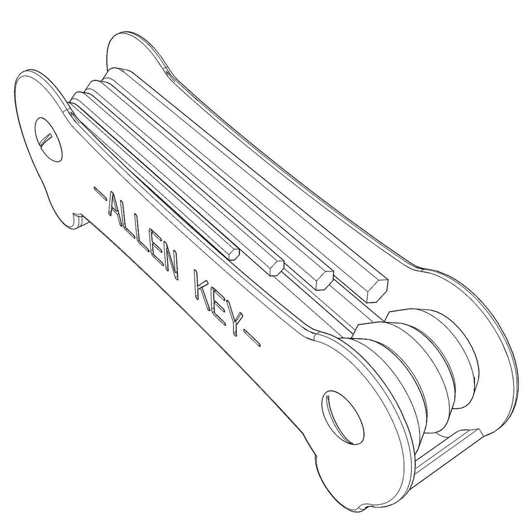 3d model allen key