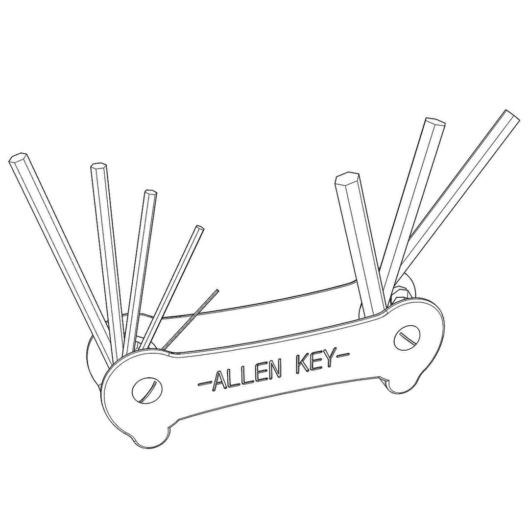 3d model allen key