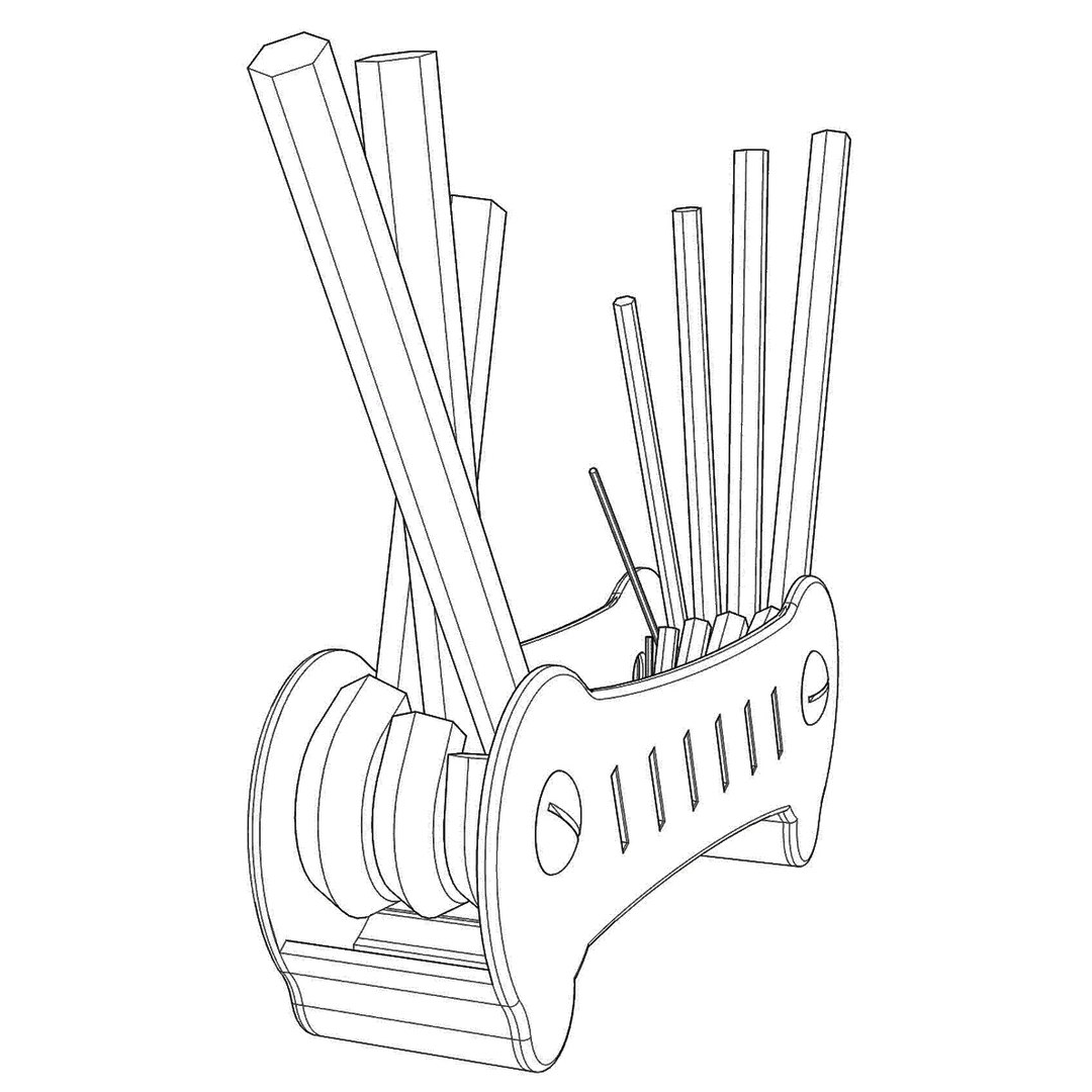 3d model allen key