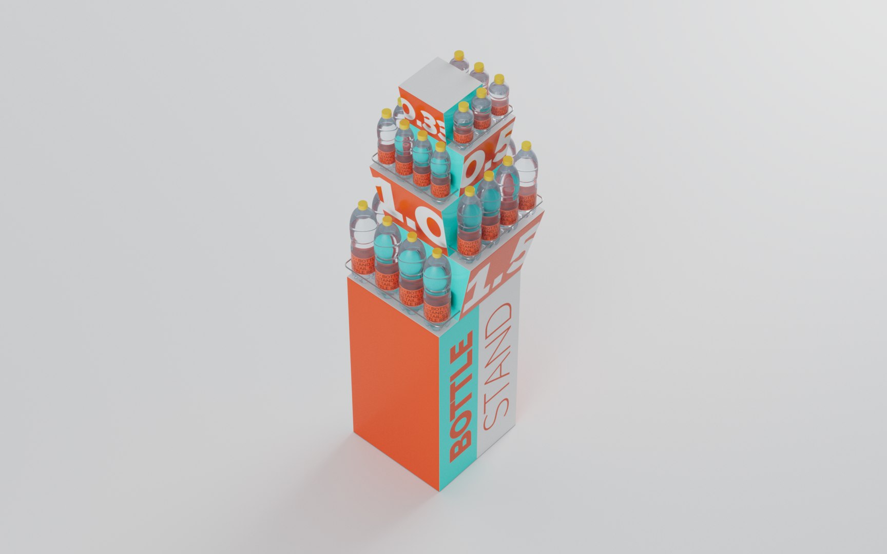 Bottle Retail Stand 02 Model - TurboSquid 1978332
