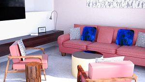 Download Free 3D Living Room Blender Models - TurboSquid