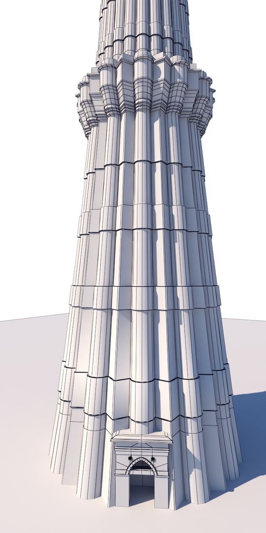 3D Qutub Minar - TurboSquid 1539613