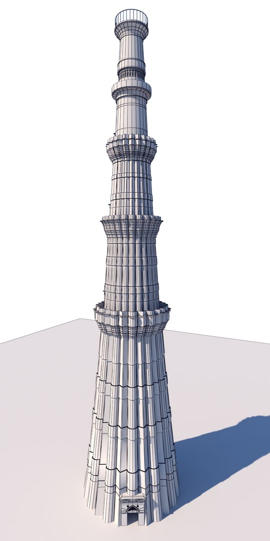 3D Qutub Minar - TurboSquid 1539613