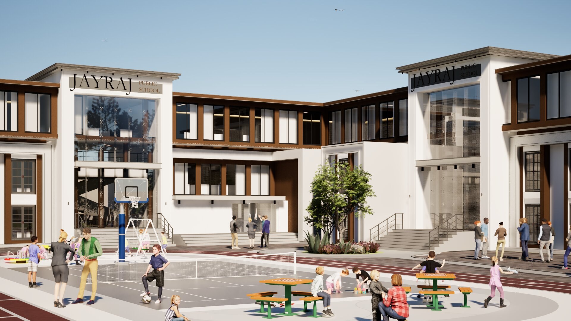 Detail School And University Campus 3d Model 3D Model - TurboSquid 2333906