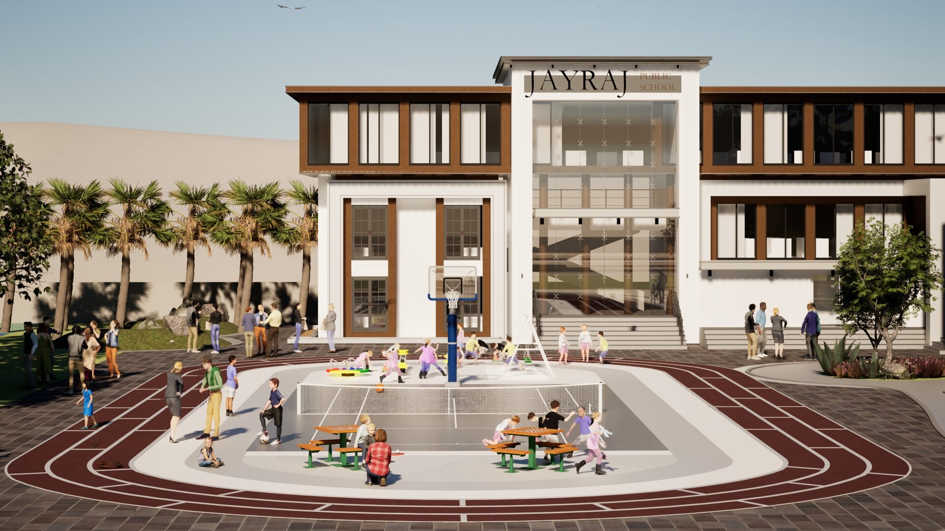 Detail School And University Campus 3d Model 3D Model - TurboSquid 2333906